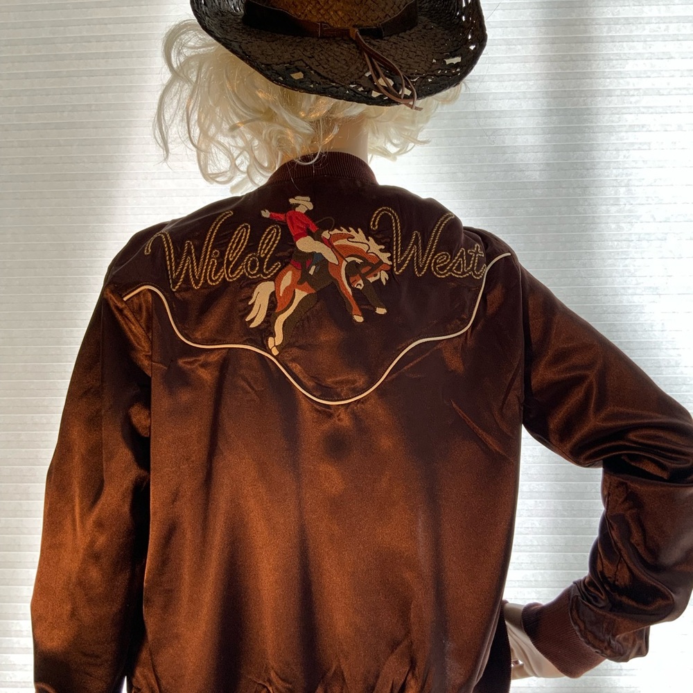 Vintage Roper Wild West Satin Jacket - Gem